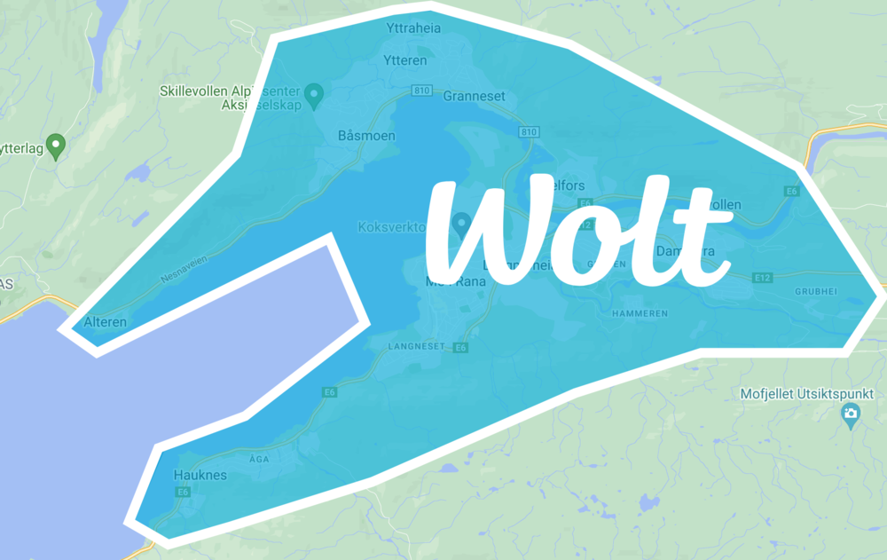 Nå får Mo i Rana hurtiglevering for første gang | Wolt Newsroom